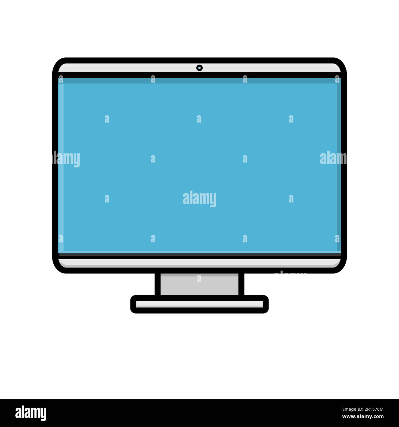Vector illustration of modern digital digital smart rectangular ...