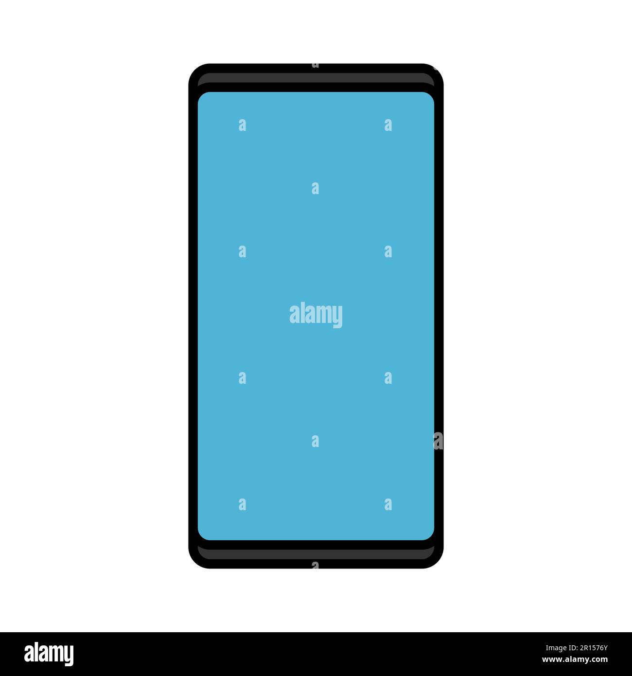 Vector illustration of a modern digital digital smart rectangular ...