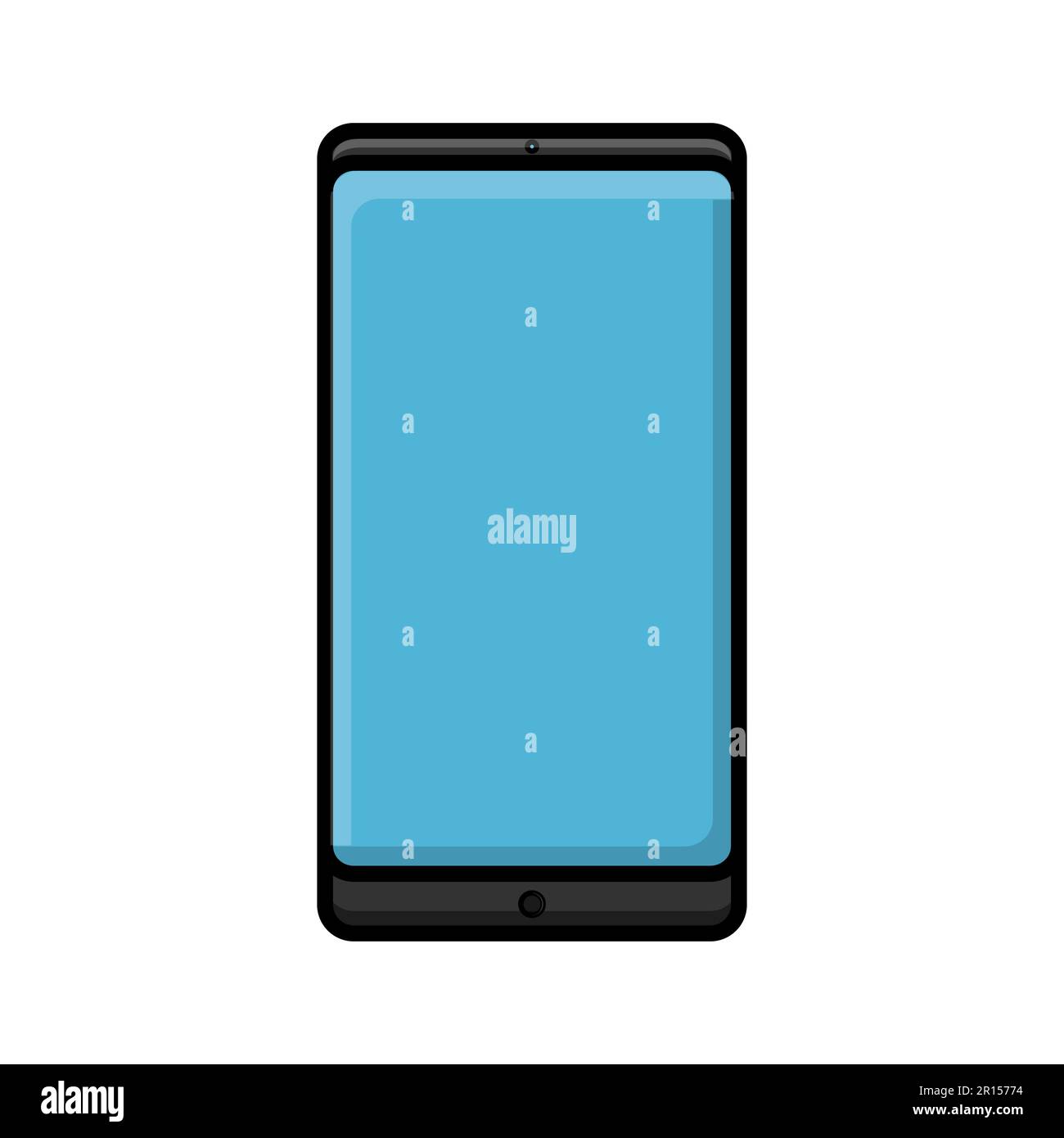 Vector illustration of a flat icon of a modern digital digital smart ...