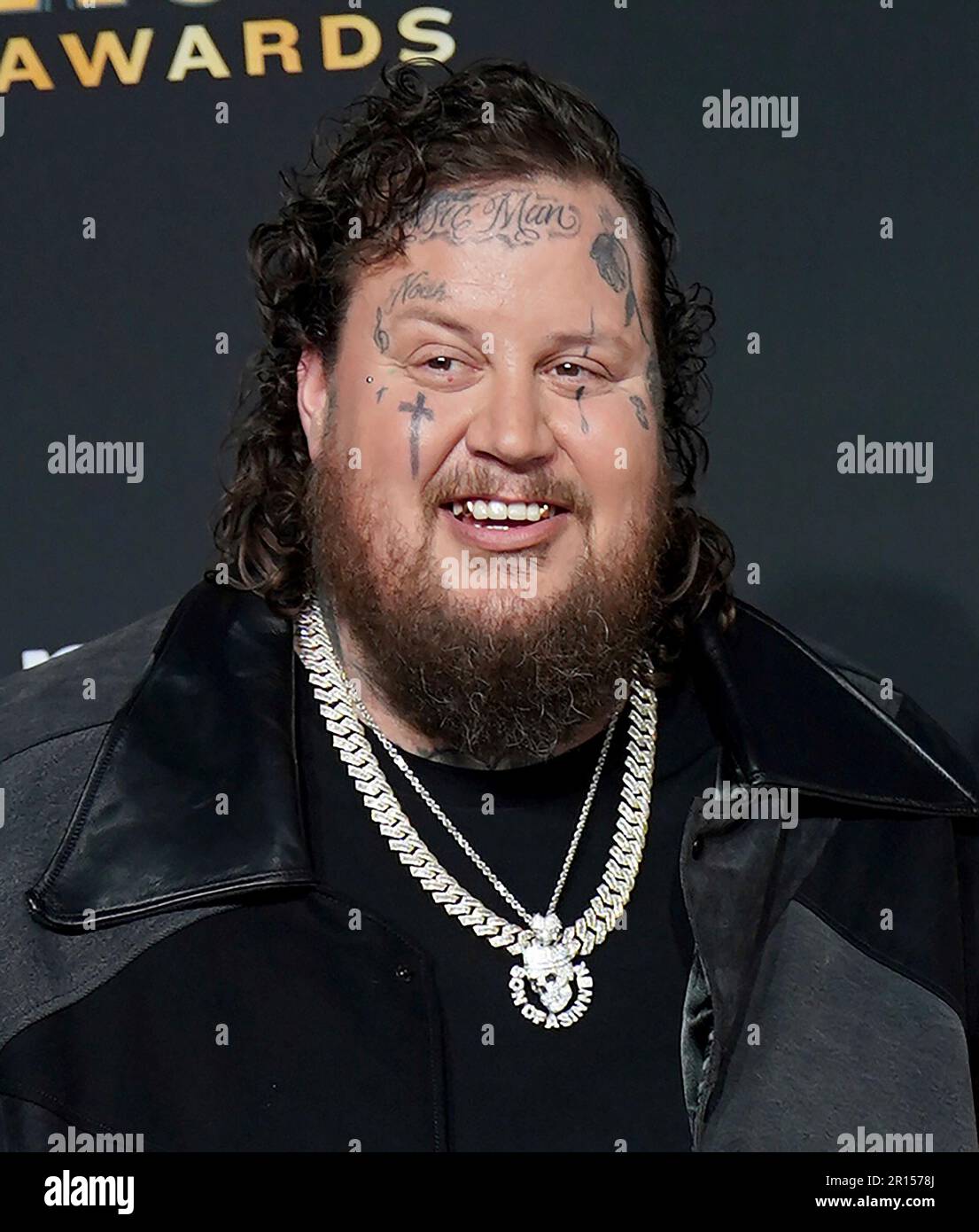 Jelly Roll arrives at the 58th annual Academy of Country Music Awards ...