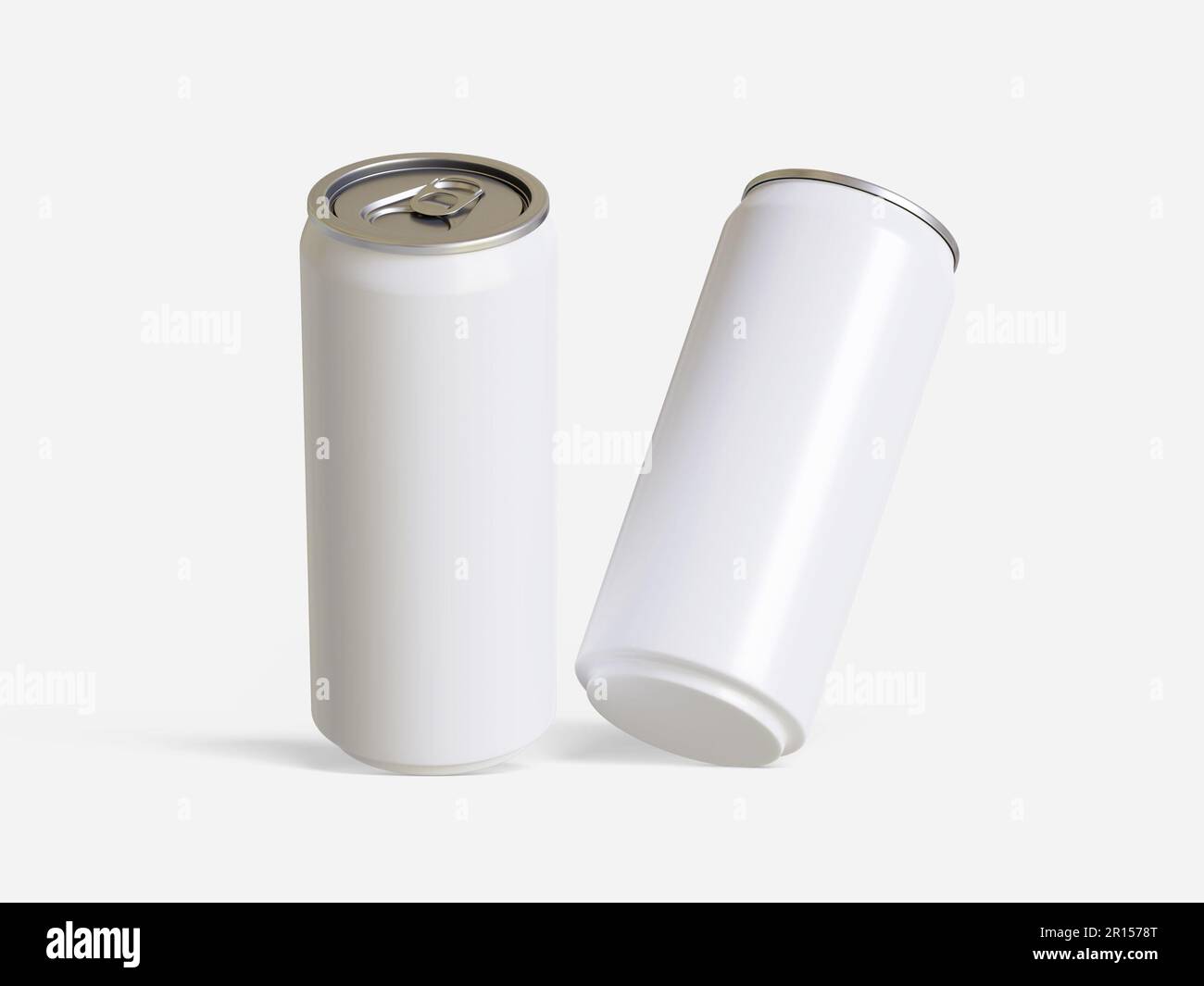 Illustration realistic Soda can or soft drink white color and realistic ...