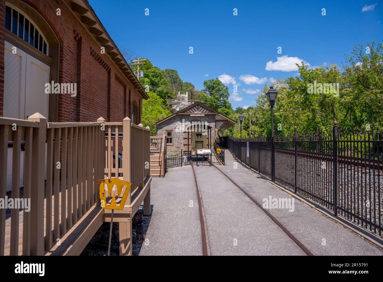 The historic Baltimore and Ohio Ellicott City Station (Museum) in ...