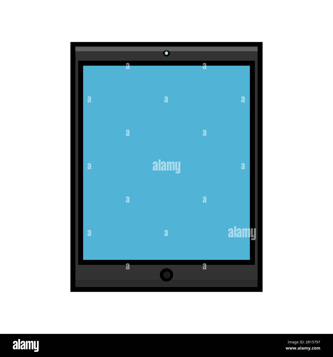 Vector illustration of a flat icon of a modern digital digital ...