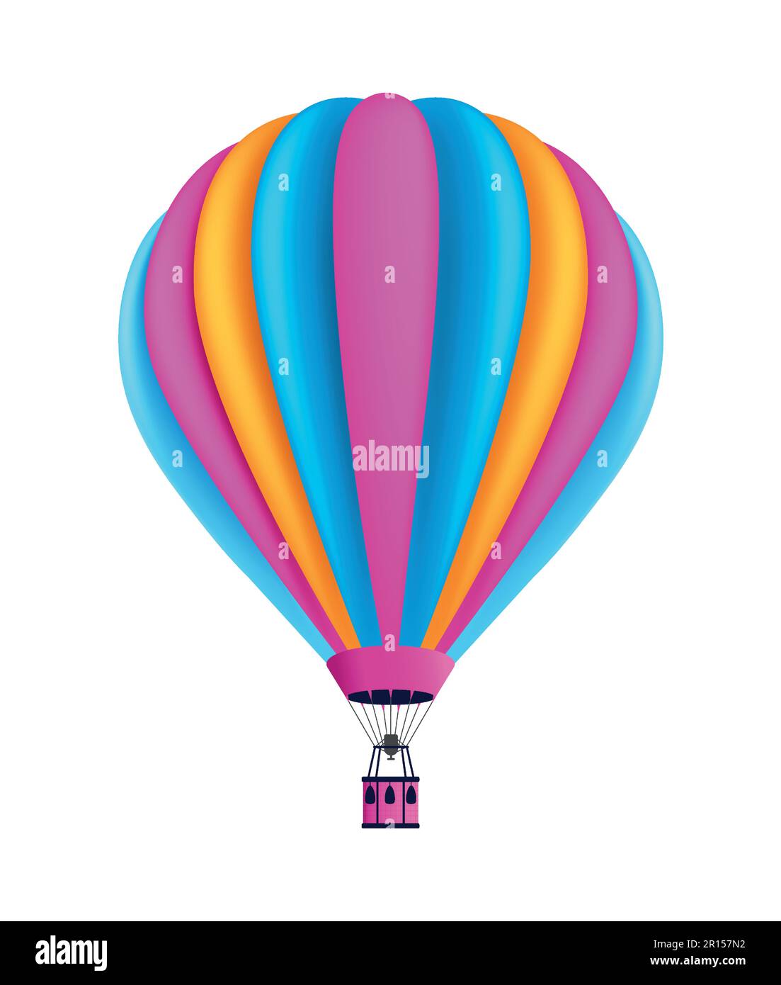 Colorful air balloon Stock Vector Image & Art - Alamy