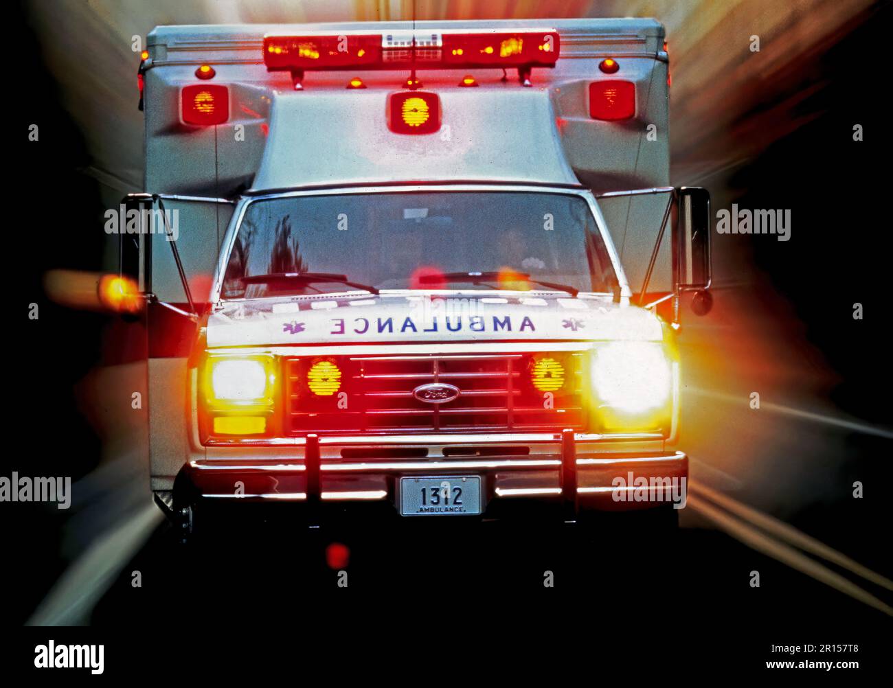 Ambulance With Flashing Lights Pictures