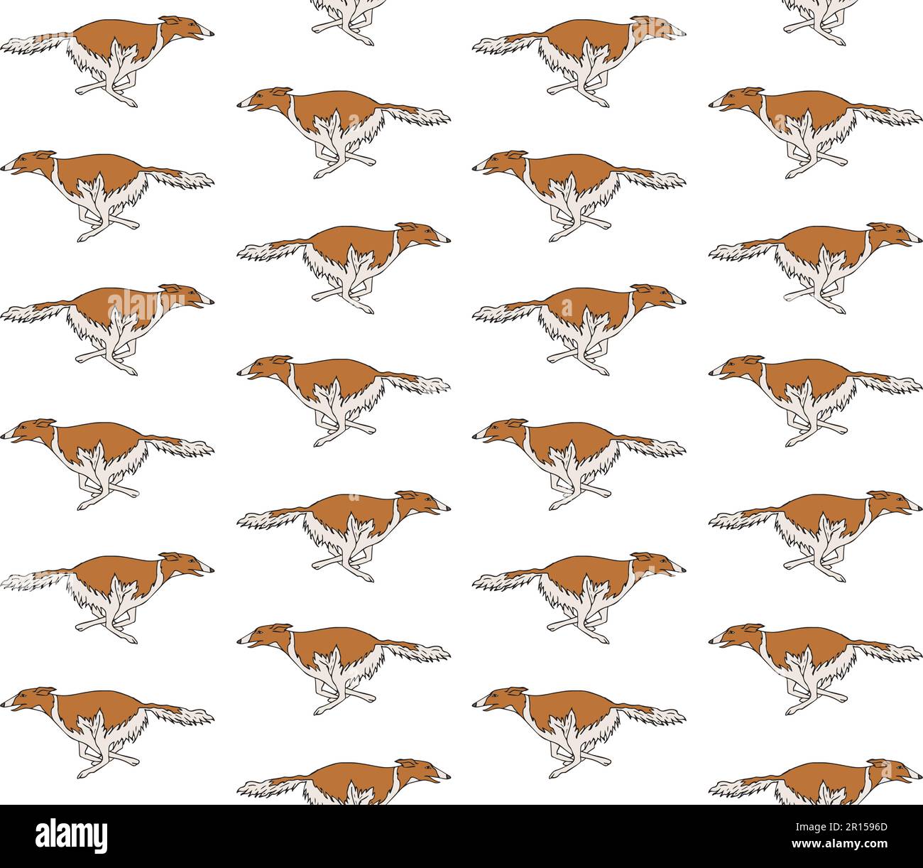 Russian breed of dog Stock Vector Images - Alamy