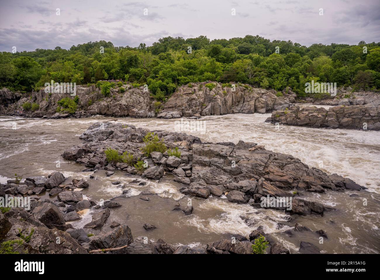 View of the Potomac River from the Great Falls Overlook (Olmstead ...