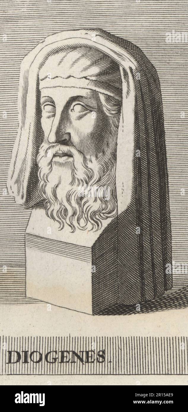 Diogenes sinope diogenes the cynic greek philosopher portrait hi-res ...