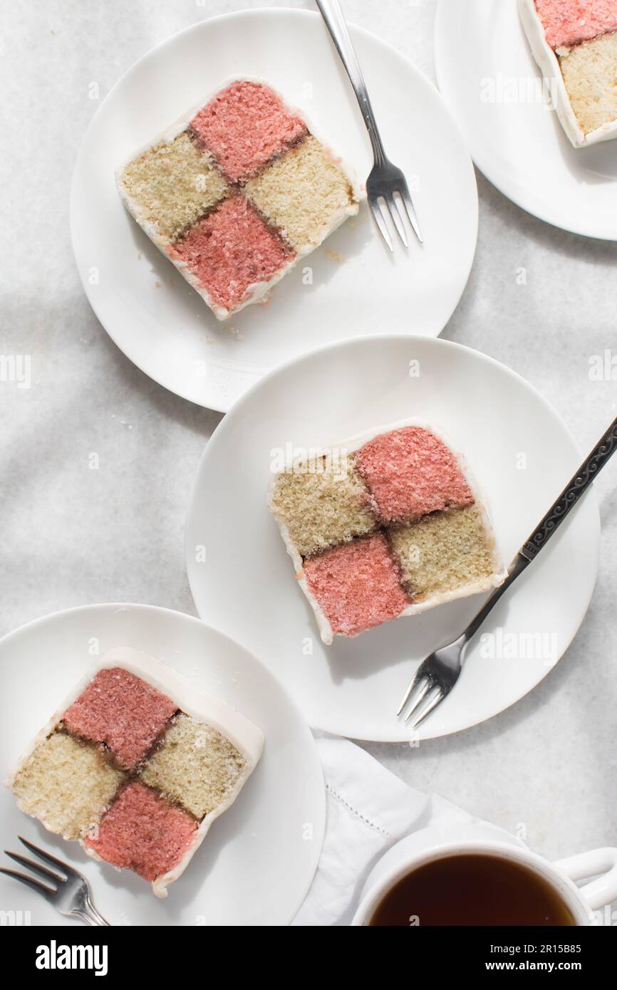 Slice of battenburg hi-res stock photography and images - Alamy