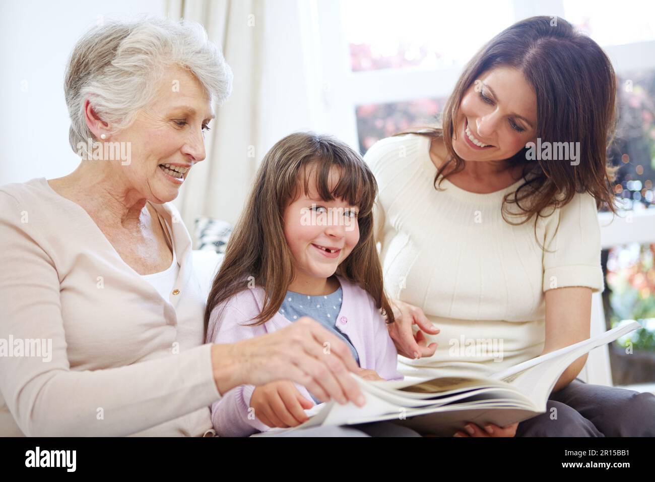 Maybe they forgot that I can read on my own. a three generational ...
