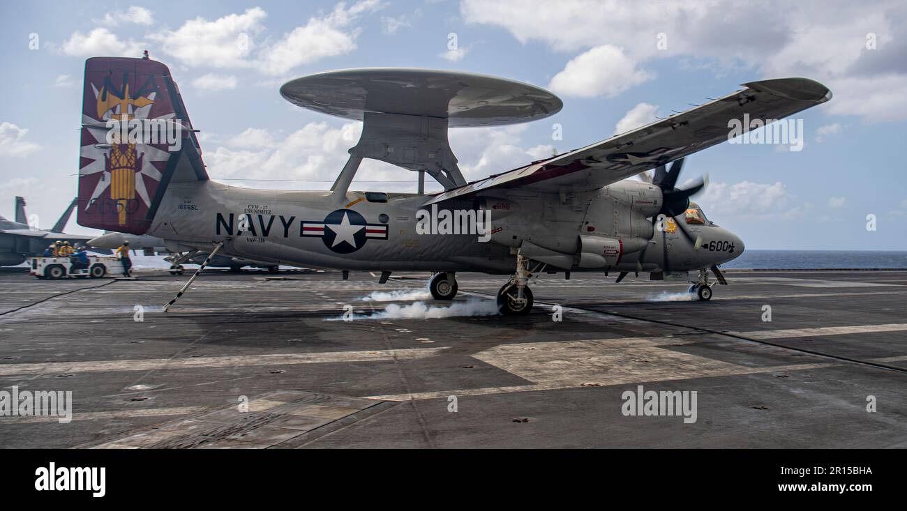 230510-N-DU622-1135 PHILIPPINE SEA (May 10, 2023) An E-2C Hawkeye from ...