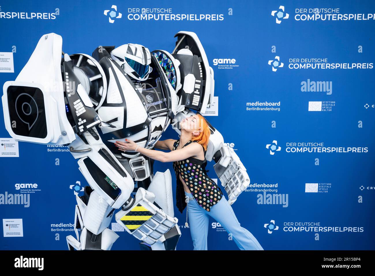 Berlin, Germany. 11th May, 2023. Singer Alli Neumann poses with the ...