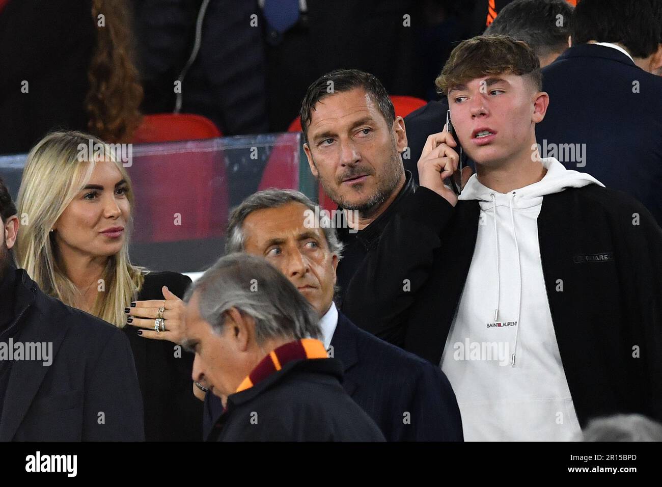 Rome, Lazio. 11th May, 2023. Former Roma player Francesco Totti with ...