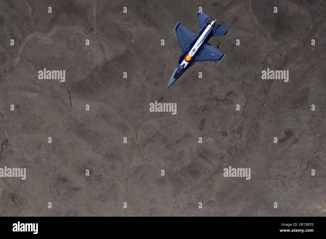 A U.S. Air Force F-16C Fighting Falcon, assigned to the 120th Fighter ...