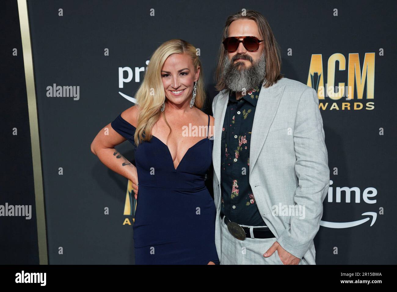 Kristin Gore, left, and Ryan Gore arrive at the 58th annual Academy of ...