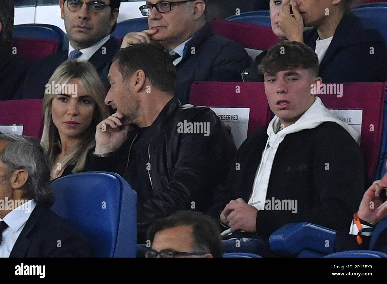 Rome, Lazio. 11th May, 2023. Former Roma player Francesco Totti with ...