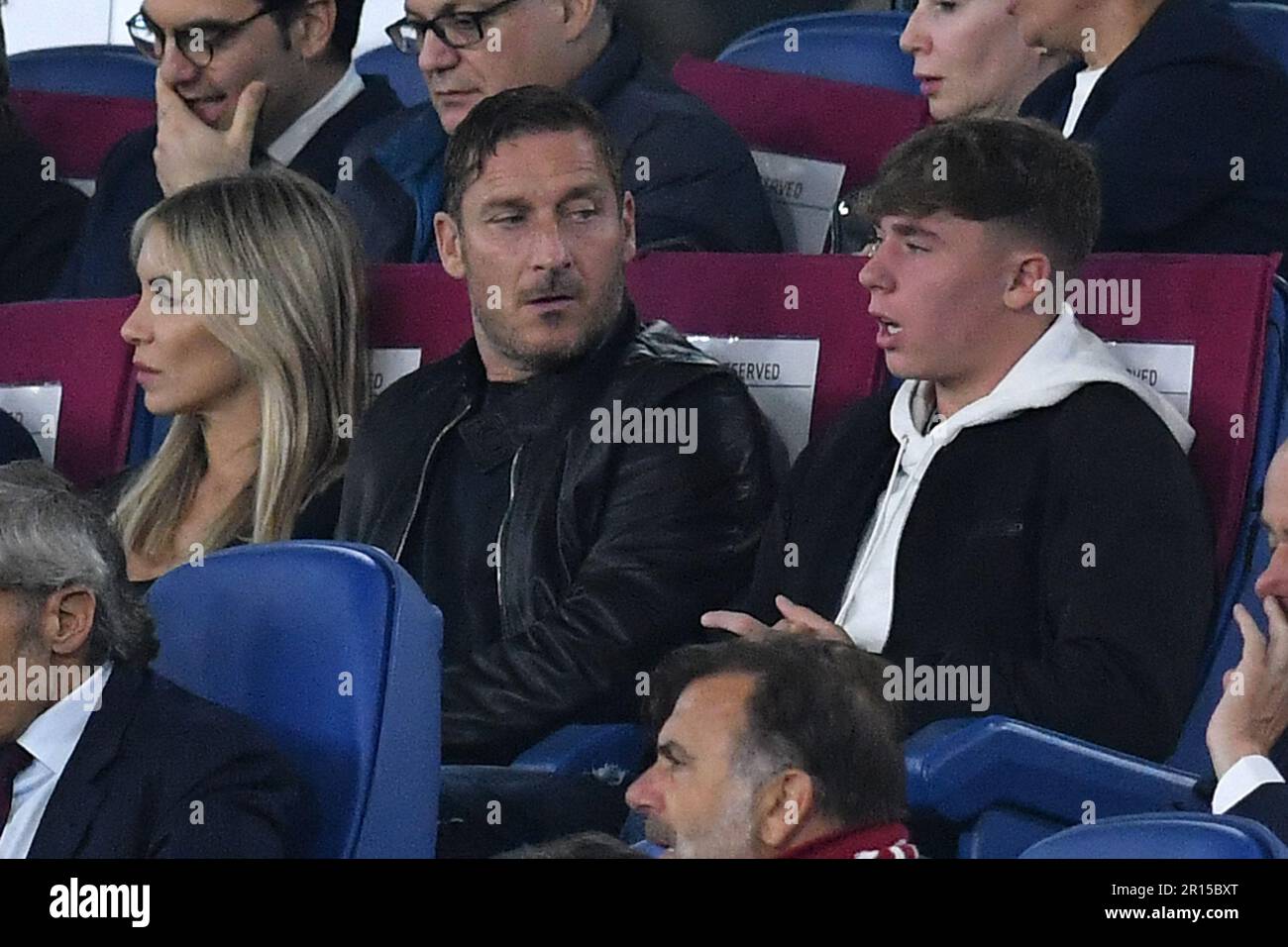 Rome, Lazio. 11th May, 2023. Former Roma player Francesco Totti with ...