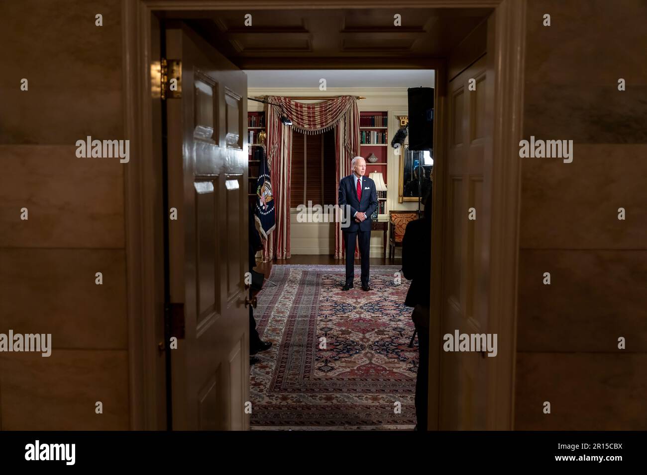 President Joe Biden records video messages, Thursday, January 5, 2023 ...