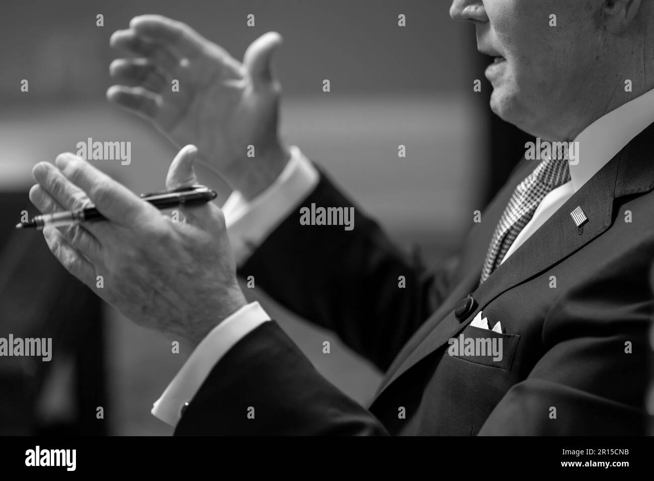 President Joe Biden participates in an interview with David Muir of ABC ...