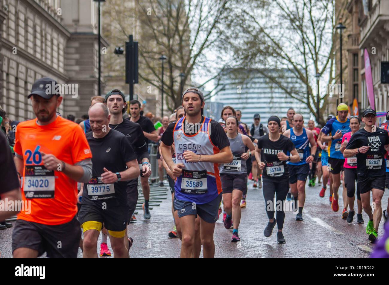 WESTMINSTER, LONDON - 23 April 2023: Participants taking part in the ...