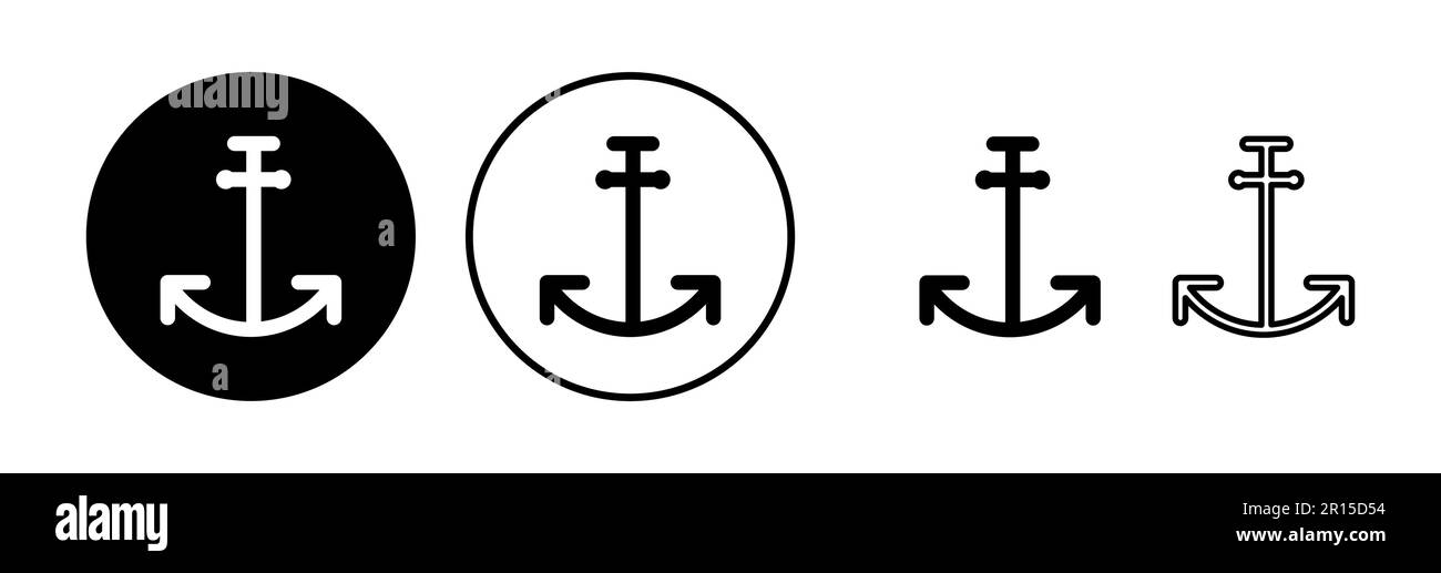Anchor icon vector. Anchor sign. marine symbol Stock Vector Image & Art ...