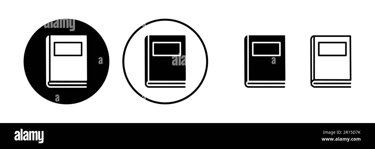 Book icon vector. Open book vector icon Stock Vector Image & Art - Alamy