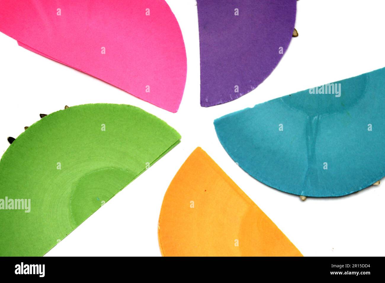 Typical Mexican sweet Pepitorias that are wafers of many colors like ...