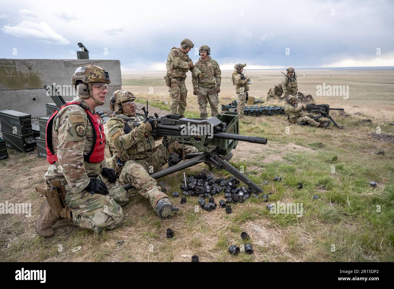 Special warfare tactical air control party airmen with the 124th Air ...