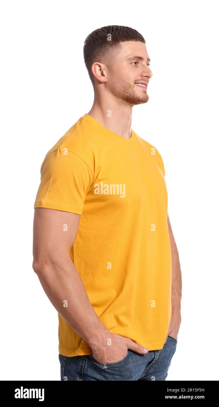 Plain Yellow T Shirt For Boys