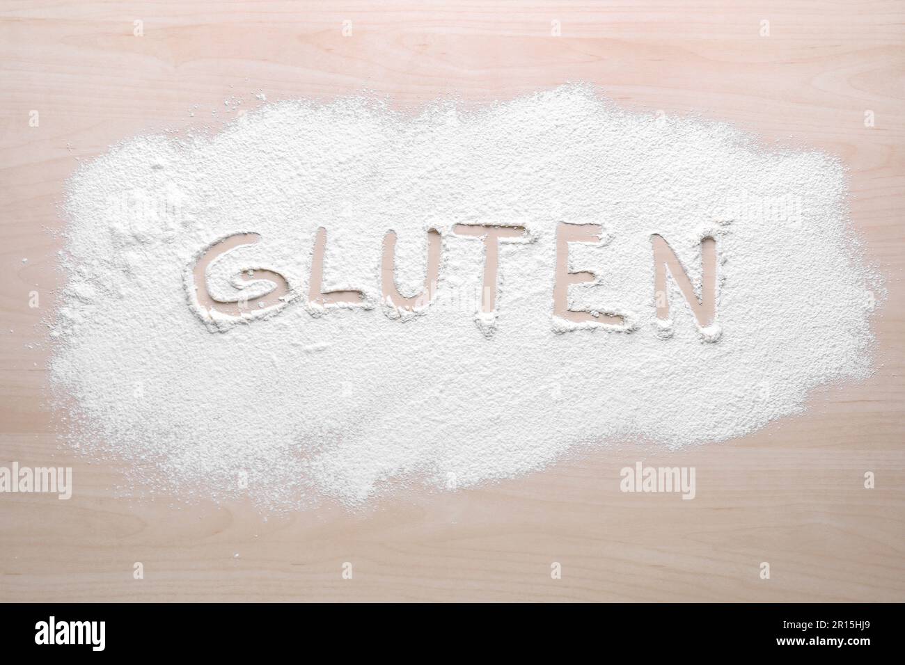 Handwritten word flour written hi-res stock photography and images - Alamy