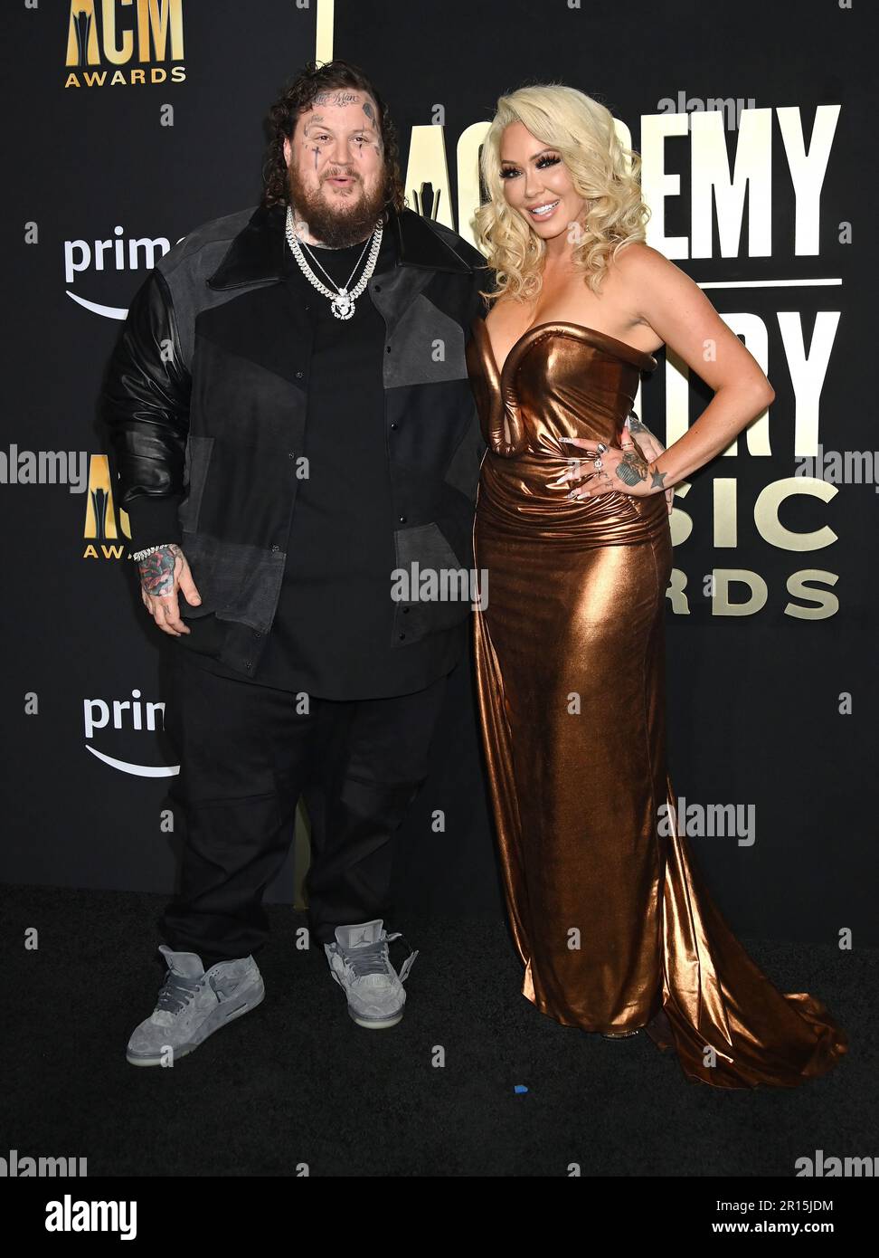 Frisco, USA. 11th May, 2023. Jelly Roll and Bunnie Deford arriving at ...