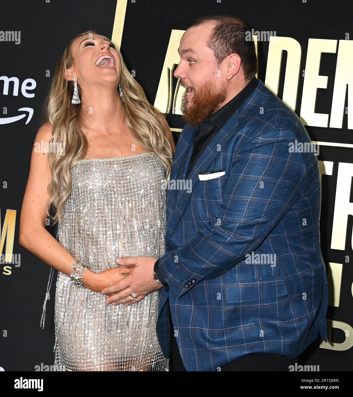 Frisco, USA. 11th May, 2023. Luke Combs and Nicole Combs arriving at ...