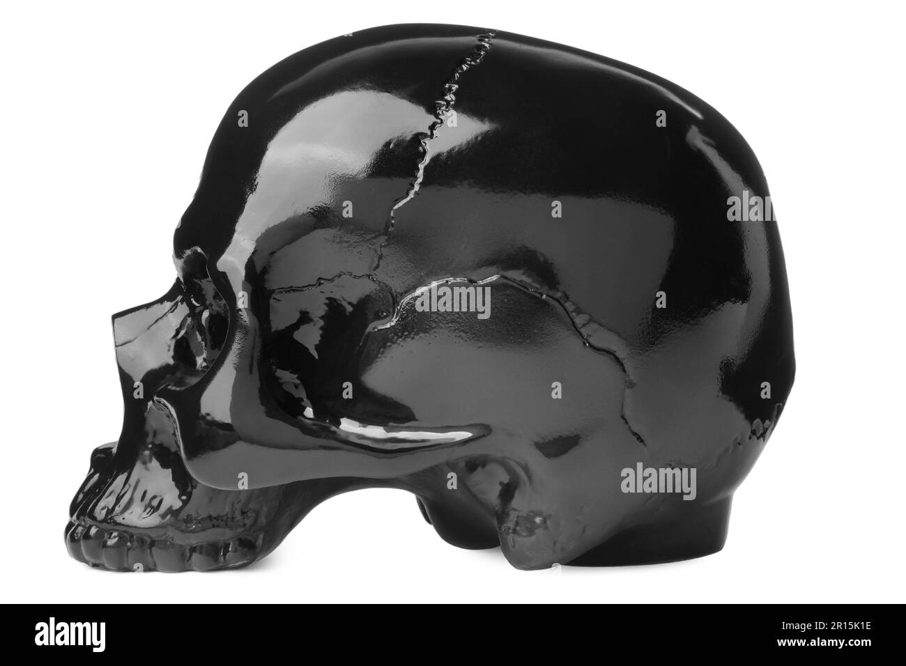 Human face profile on white Cut Out Stock Images & Pictures - Alamy