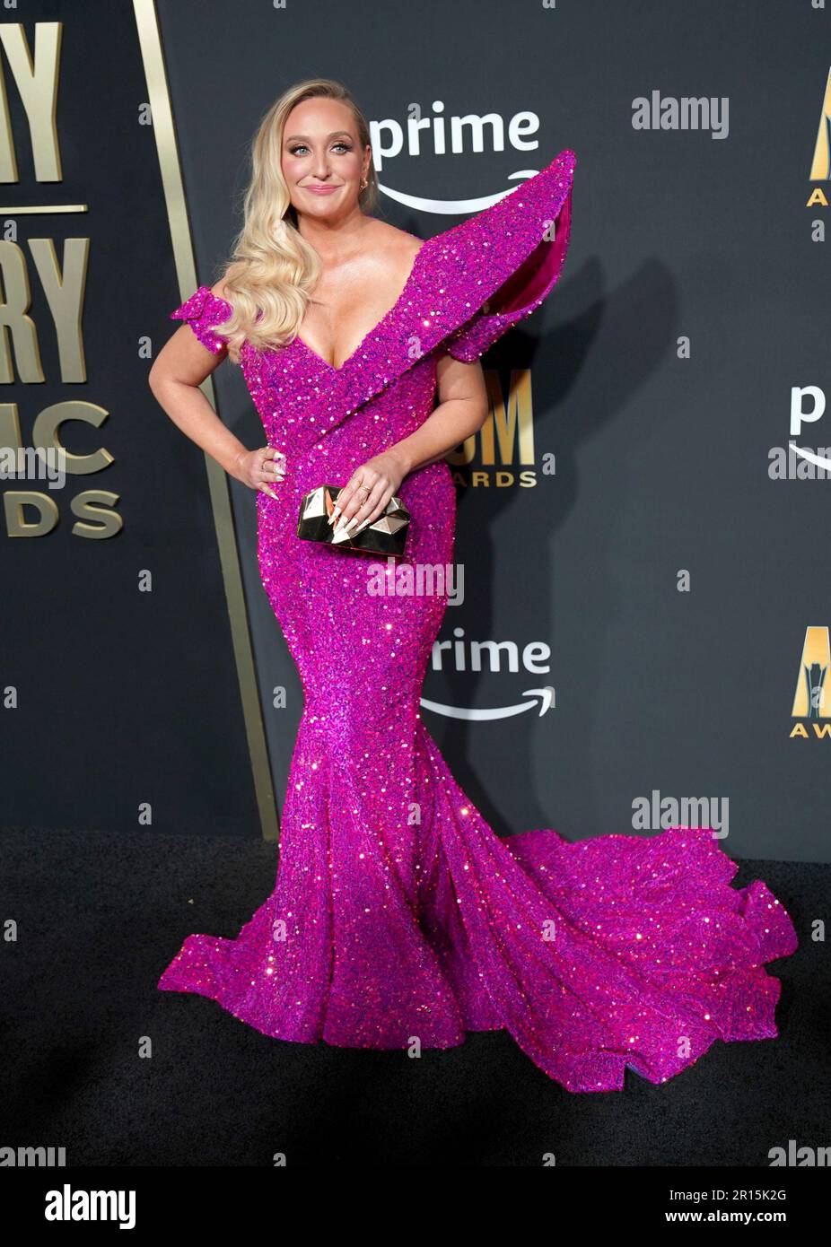 Pillbox Patti arrives at the 58th annual Academy of Country Music ...