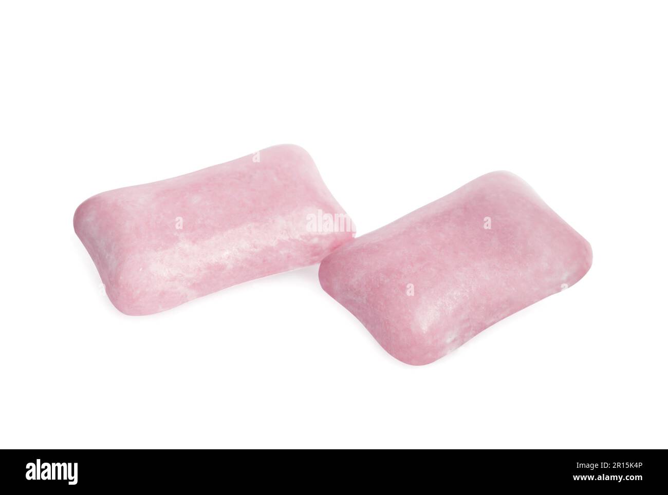 Tasty sweet chewing gums on white background Stock Photo - Alamy