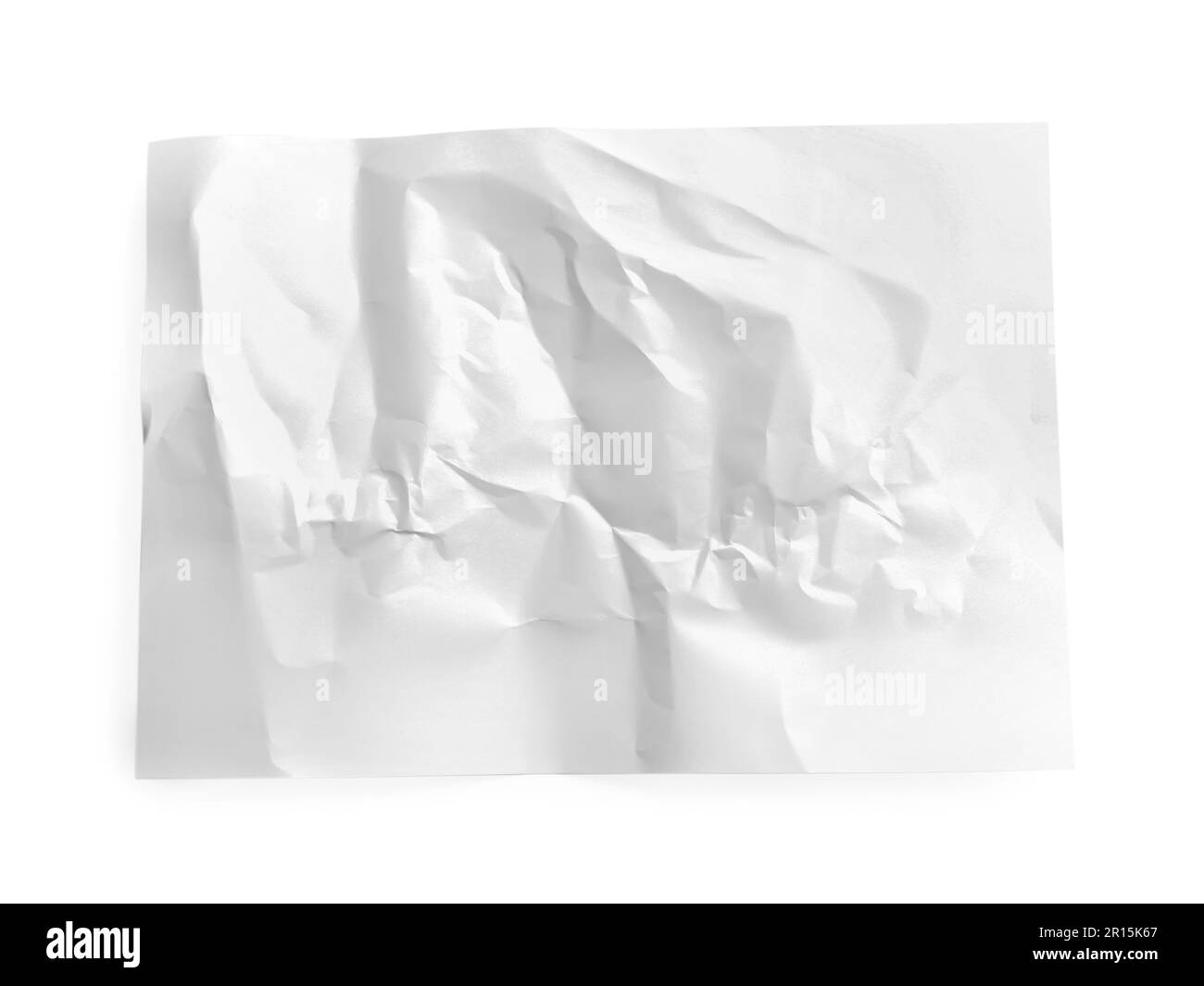 Crumpling A Sheet Of Paper