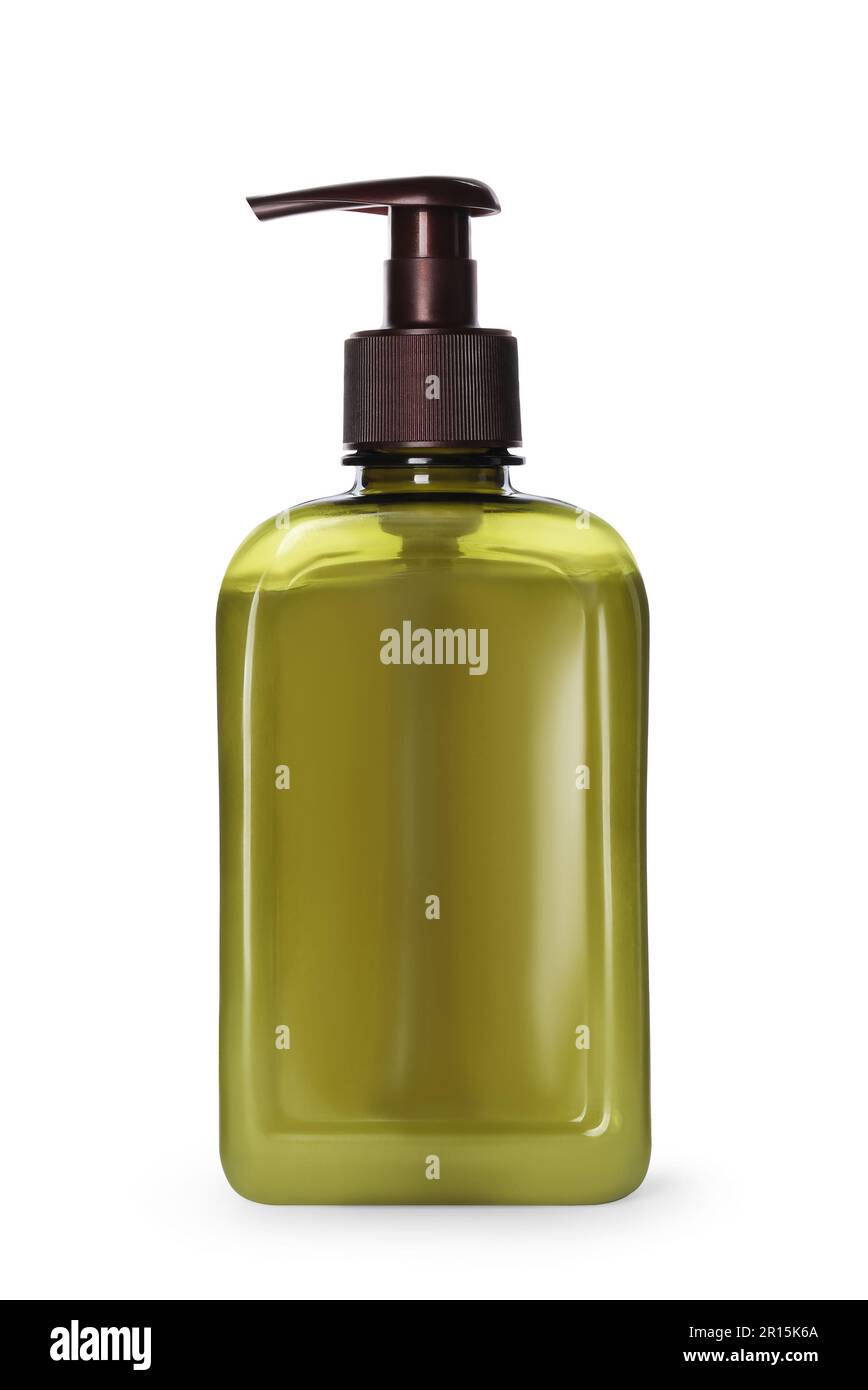 One bottle of shampoo isolated on white Stock Photo - Alamy