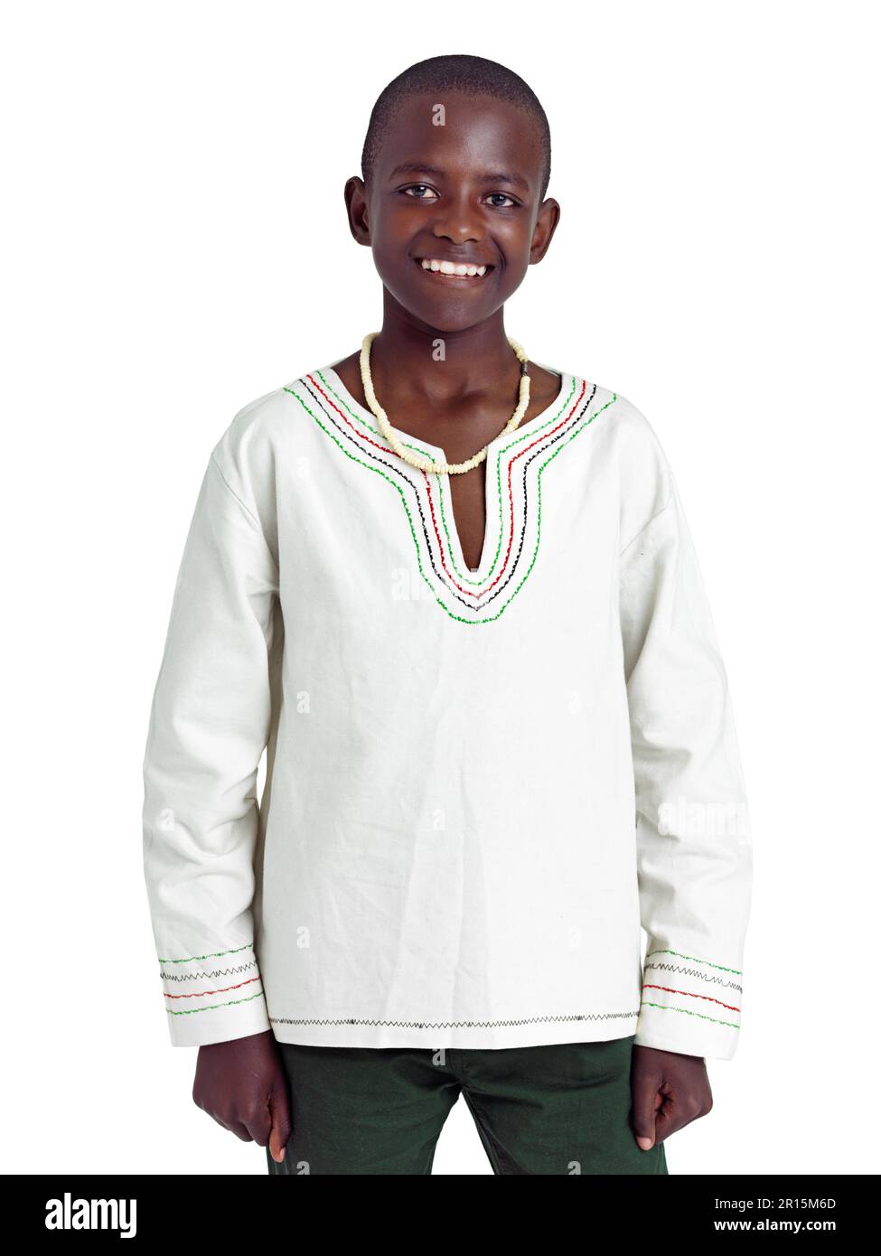 Positive and proud. Studio portrait of a young african teenage boy isolated on white Stock Photo ...