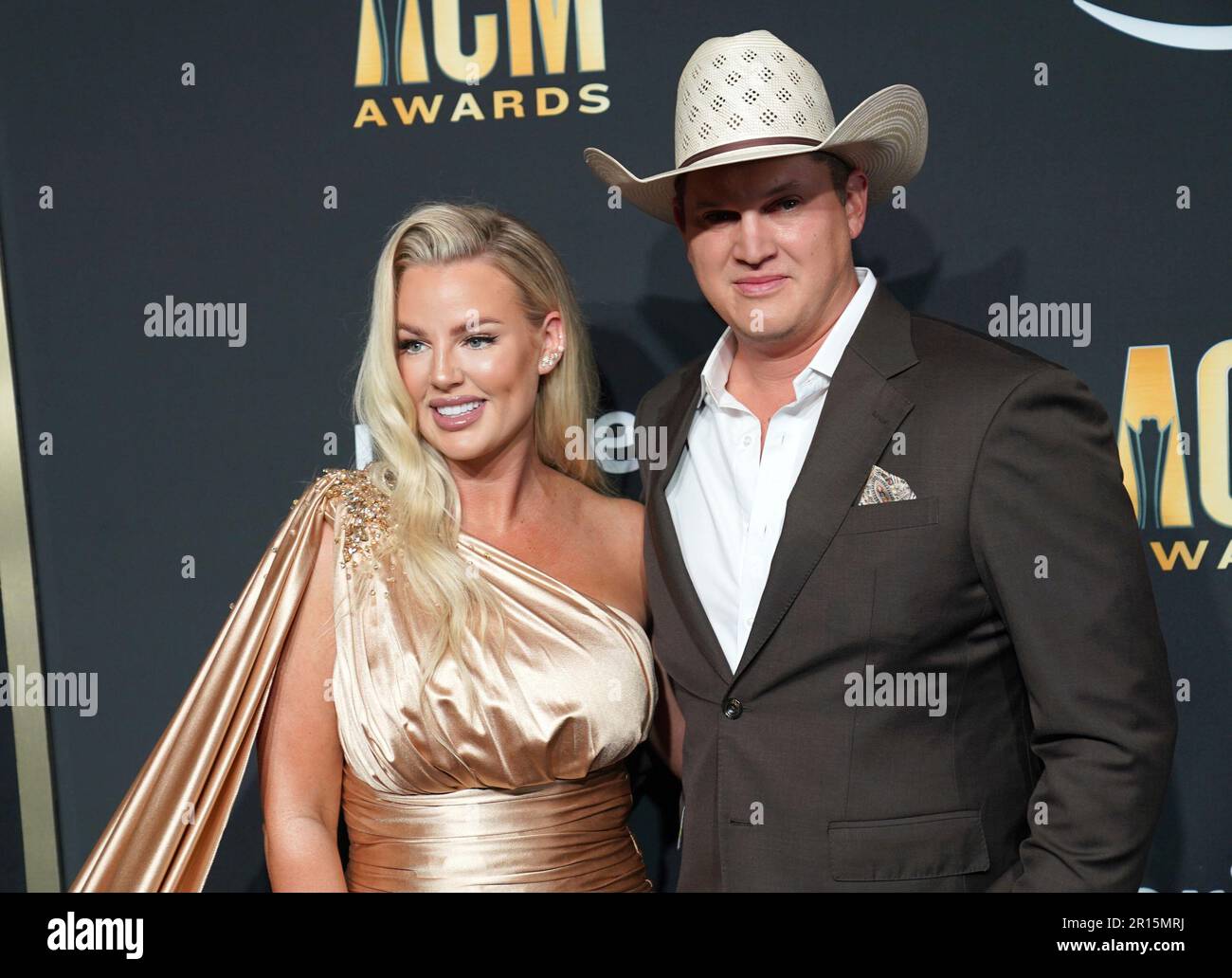Summer Duncan, left, and Jon Pardi arrive at the 58th annual Academy of ...