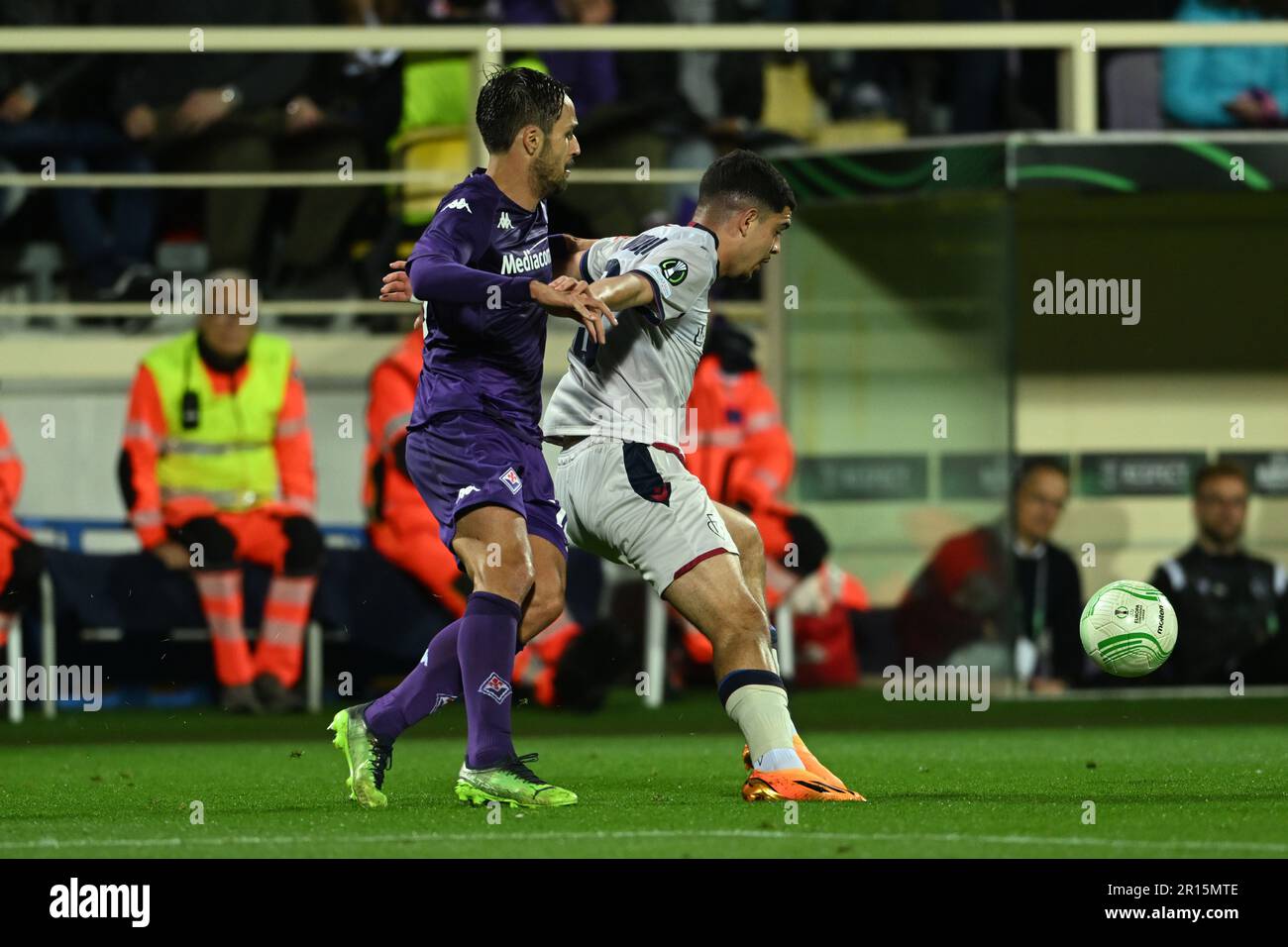 Luca Ranieri (Fiorentina)Zeki Amdouni (Basel 1893) during the UEFA ...