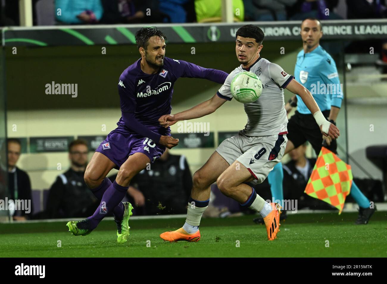 Luca Ranieri (Fiorentina)Zeki Amdouni (Basel 1893) during the UEFA ...