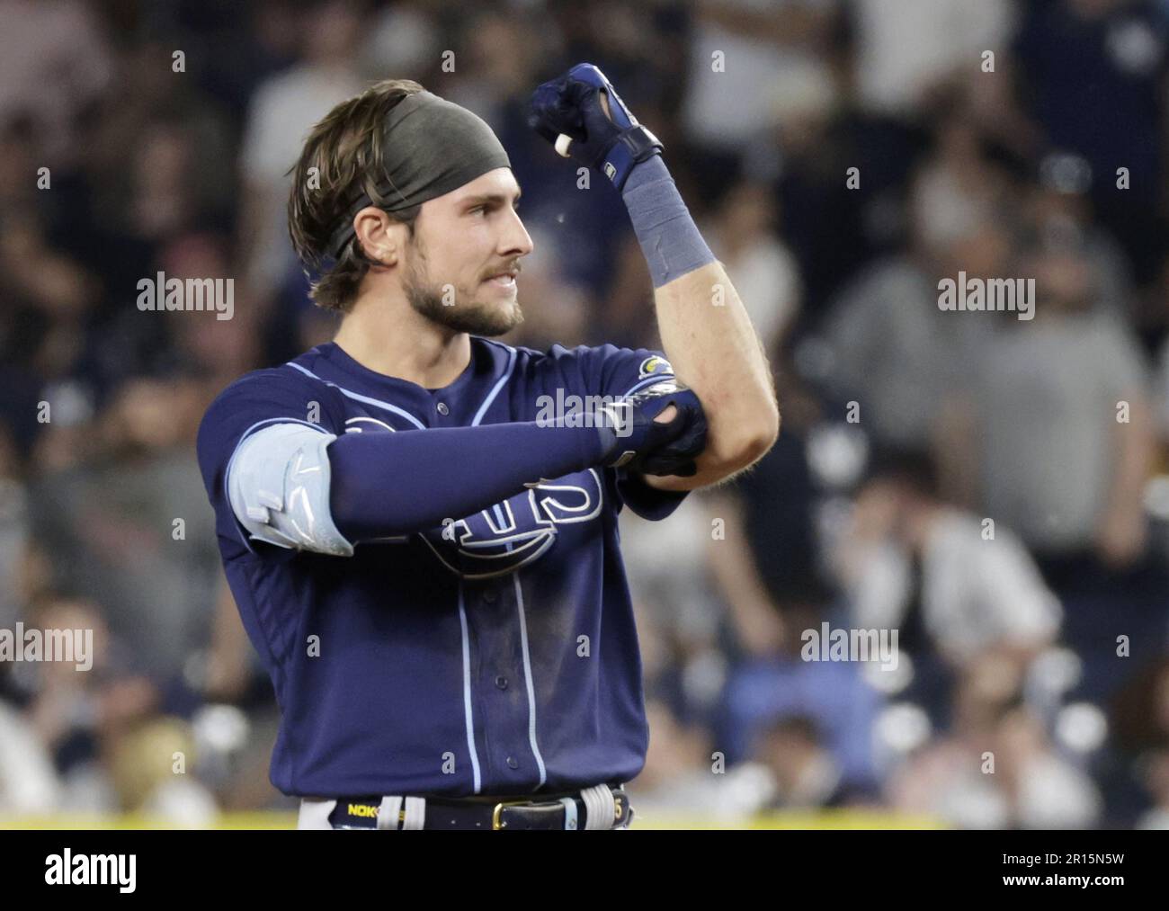 Bronx, United States. 11th May, 2023. Tampa Bay Rays Josh Lowe reacts ...