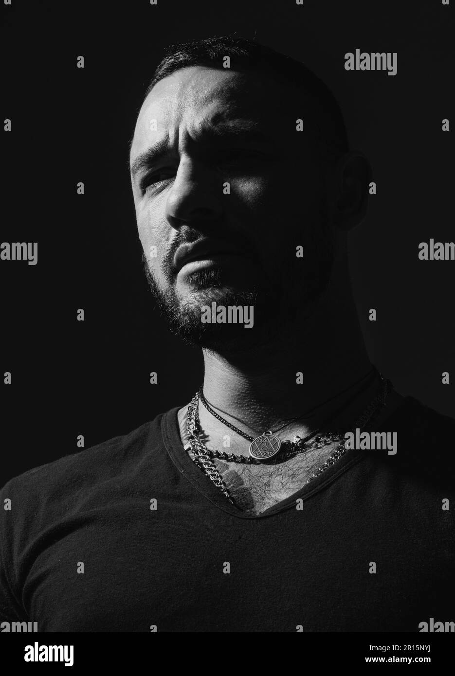 Emotional cry man, upset guy. Pensive man feeling stress. Lonely ...