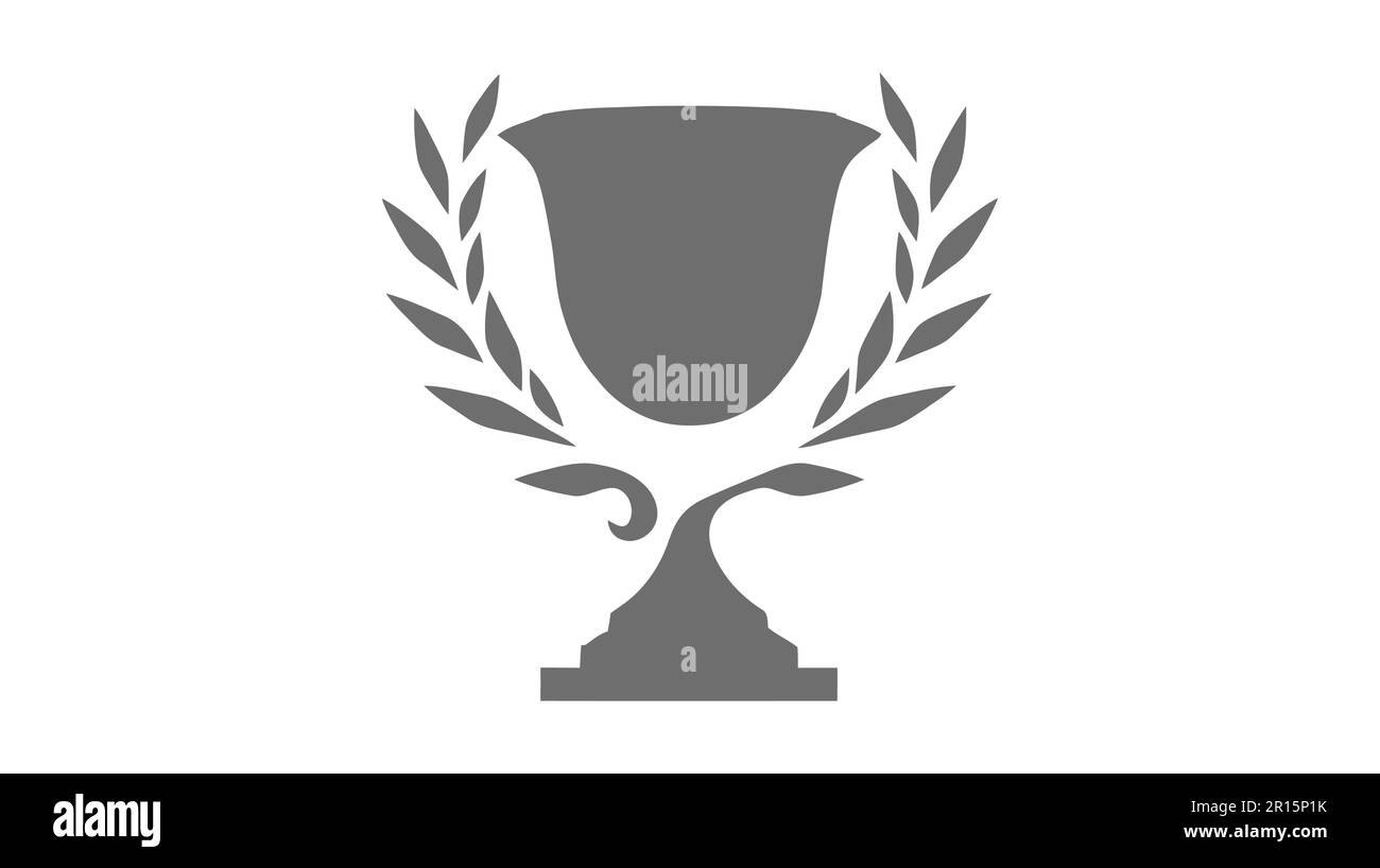 Winner's trophy icon. Vector illustration. Logo of trophy isolated on ...