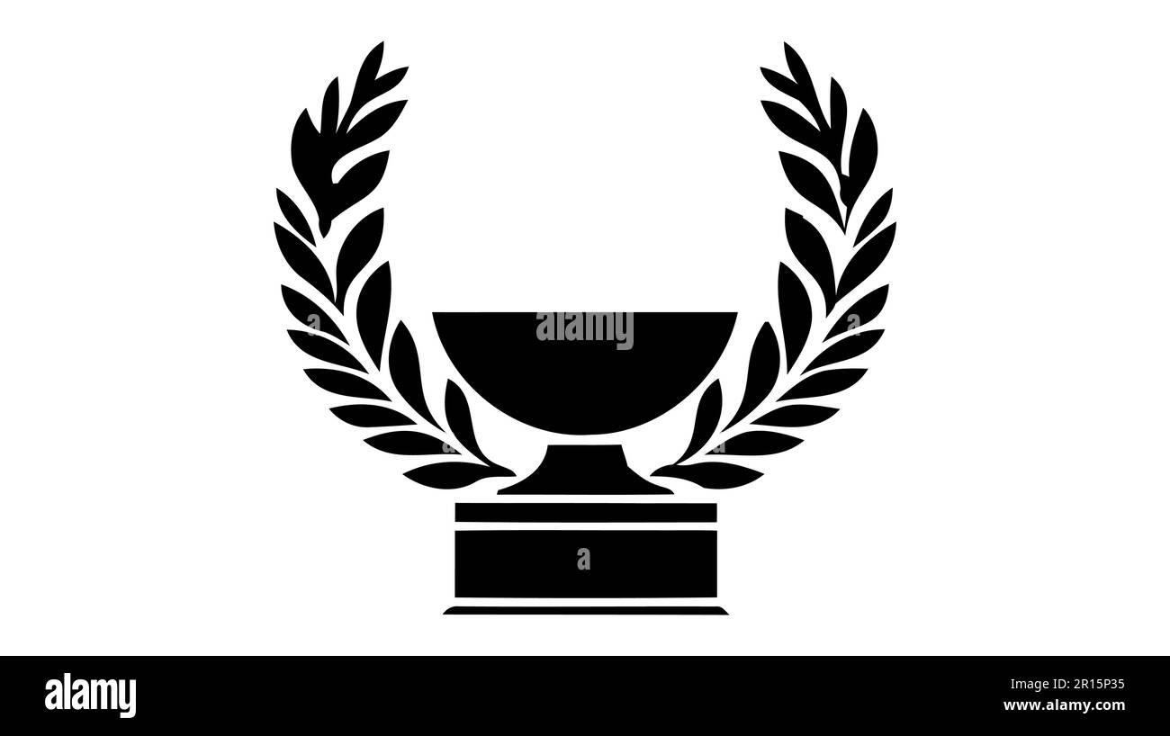 Winner's trophy icon. Vector illustration. Logo of trophy isolated on ...