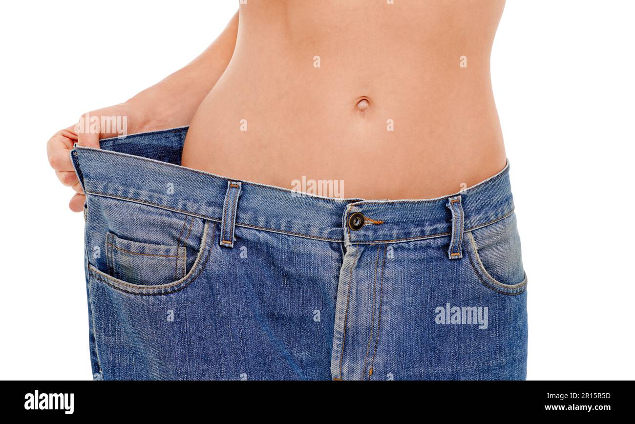 Im so close to my dream weight. a woman examining how much weight shes ...