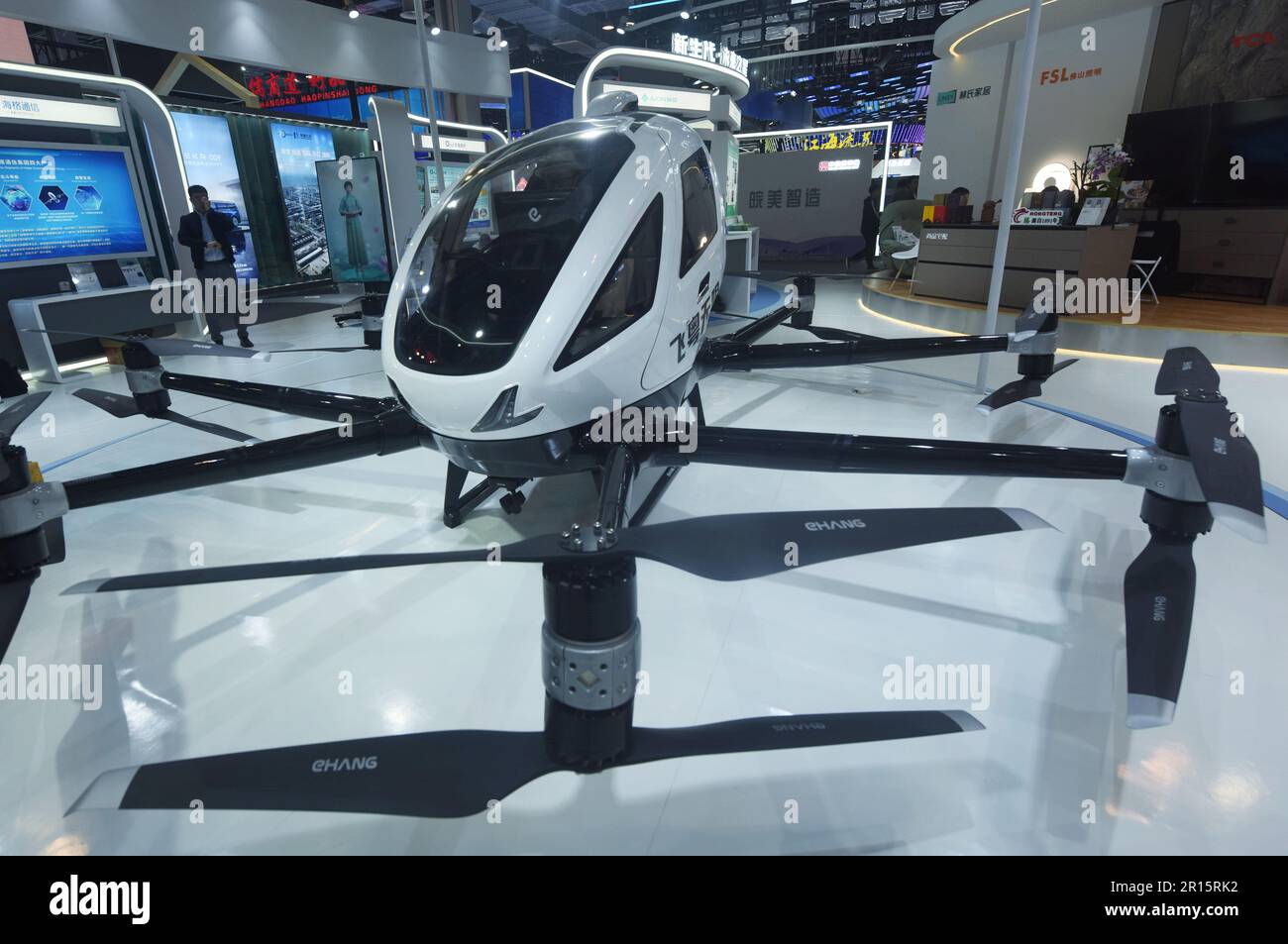 SHANGHAI, CHINA - MAY 10, 2023 - Visitors watch and experience the ...