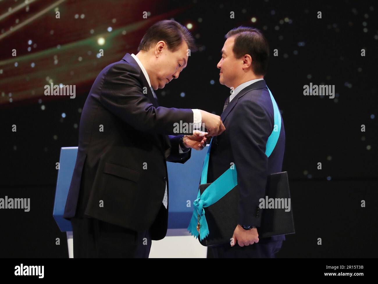 12th May, 2023. Invention Day President Yoon Suk Yeol (L) confers the ...