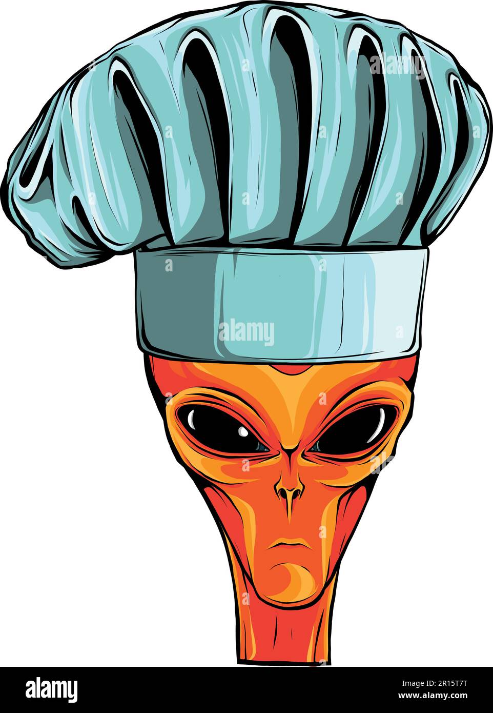 Cartoon chef head on menu hi-res stock photography and images - Alamy