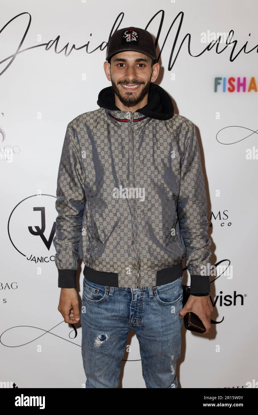 Paris, France. 11th May, 2023. Sabri-Parisien ou Rien attends at the David Marin Fishart ...